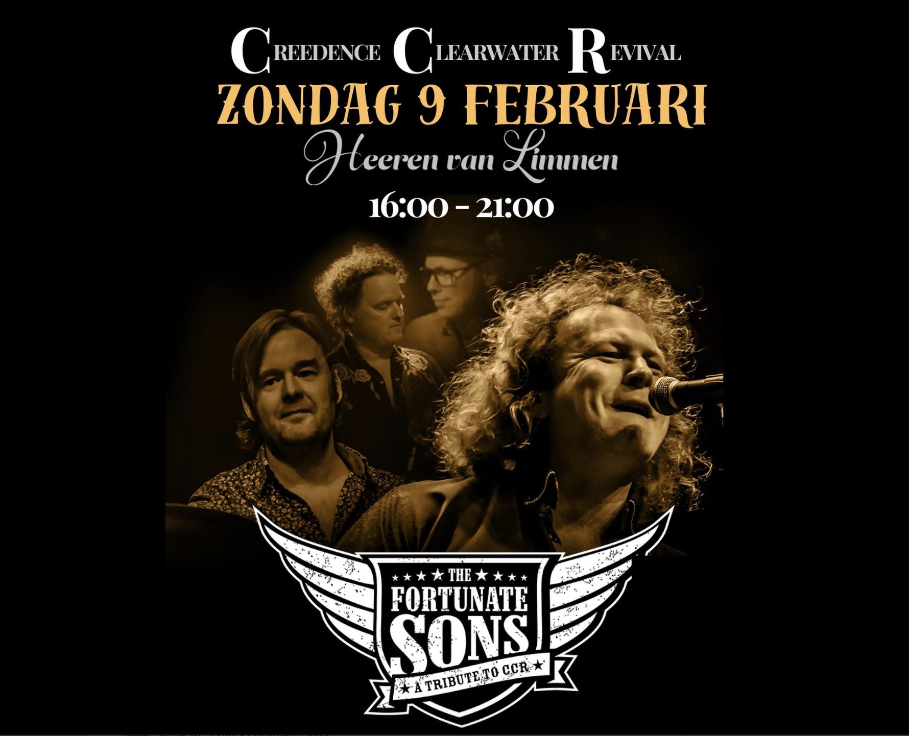 The Fortunate Sons – Europe's nr One CCR Tribute Band